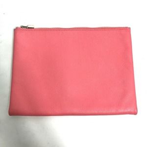Hermes | Bags | Hermes Atout Gm Pouch Evercolor Womens Rose Azalee Pink ...